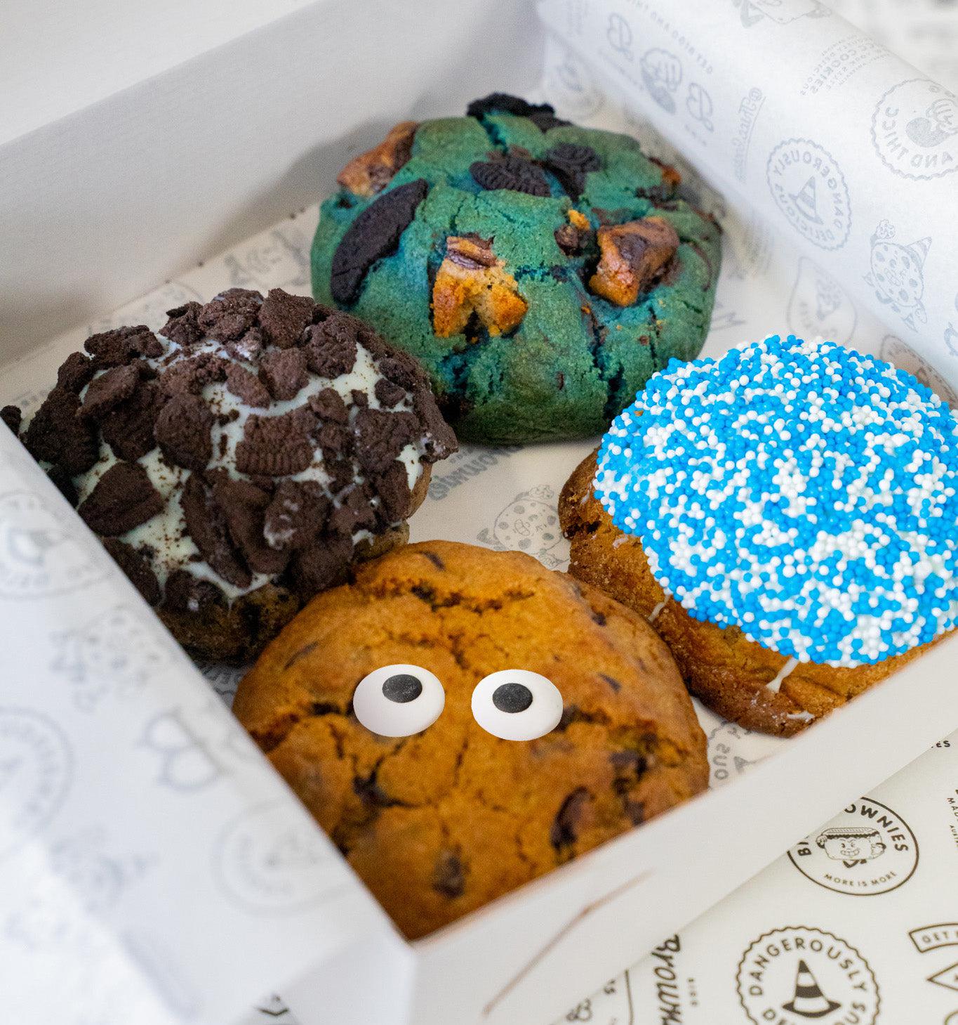 THE COOKIE MONSTER BOX IS HERE 🍪💙 – THICC Cookies